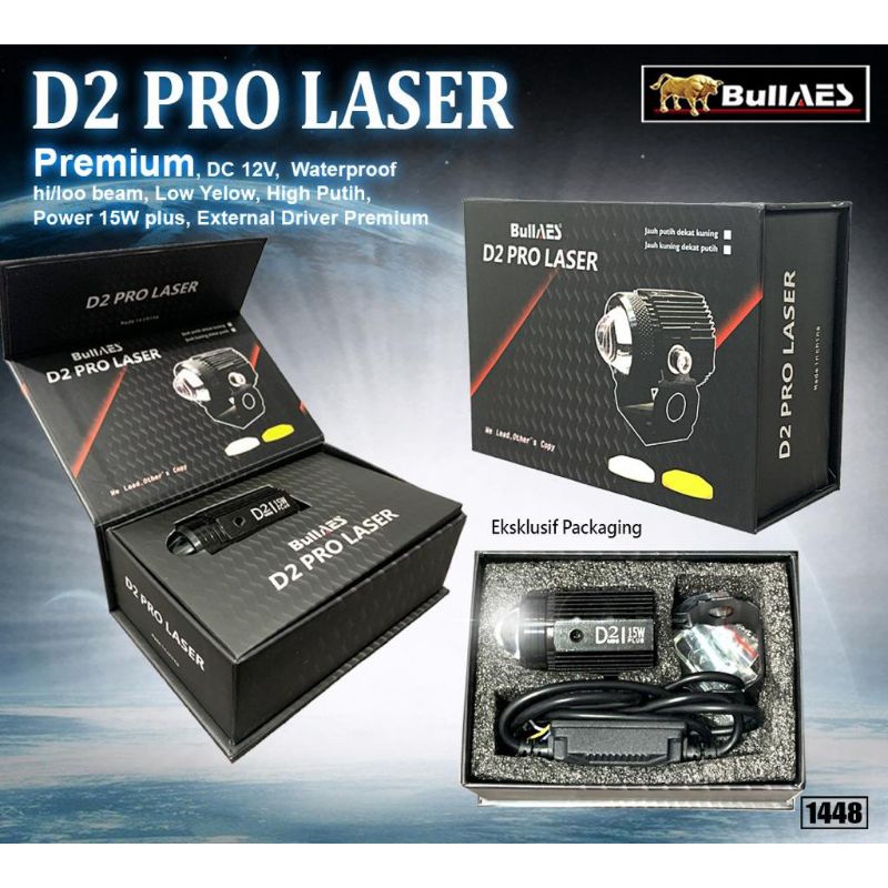 Jual LAMPU LED D2 PRO LASER PLUS 15WATT | Shopee Indonesia