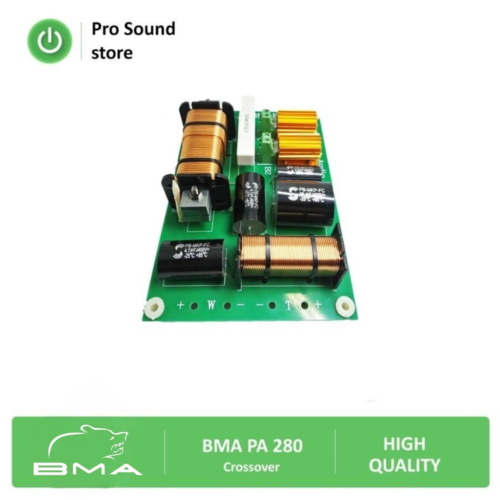 Jual Crossover BMA PA 280 / Kit Crossover Pasif 2Way BMA PA 280 800W ...