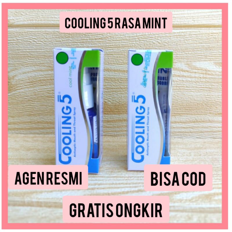 Jual COOLING 5 (Antiseptic mouth and throat spray) | Shopee Indonesia
