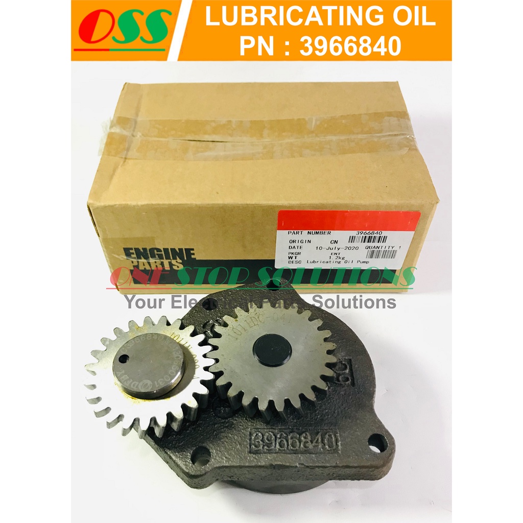 Jual LUBRICATING OIL PUMP CUMMINS 6CT PN 3966840 | Shopee Indonesia