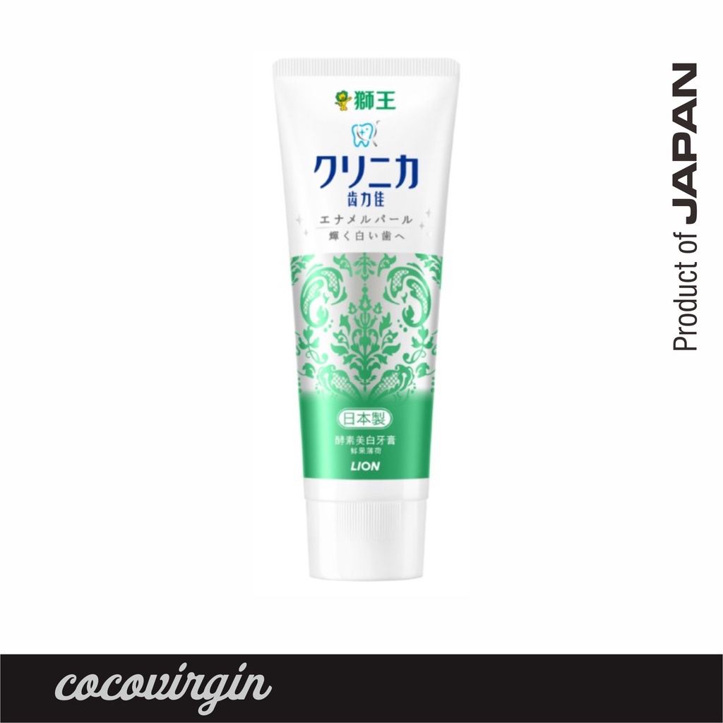 Jual LION CLINICA Enamel Pearl Whitening Toothpaste Fresh Citrus Mint 130g | Shopee Indonesia