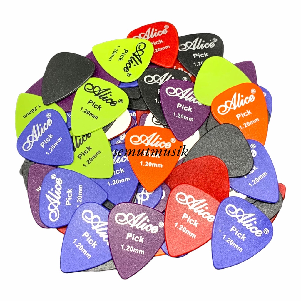 Jual BISA COD - Pick Gitar Akustik Alice 1.2 MM 50 PCS / Guitar Petikan ...