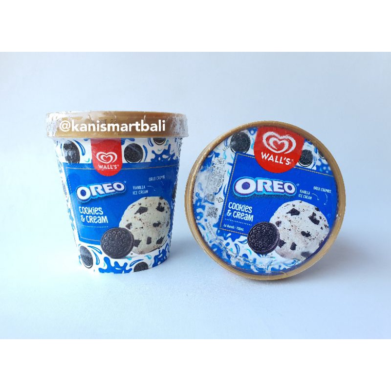 Jual Ice cream wall's oreo cookies & cream / walls oreo cookies / oreo ...