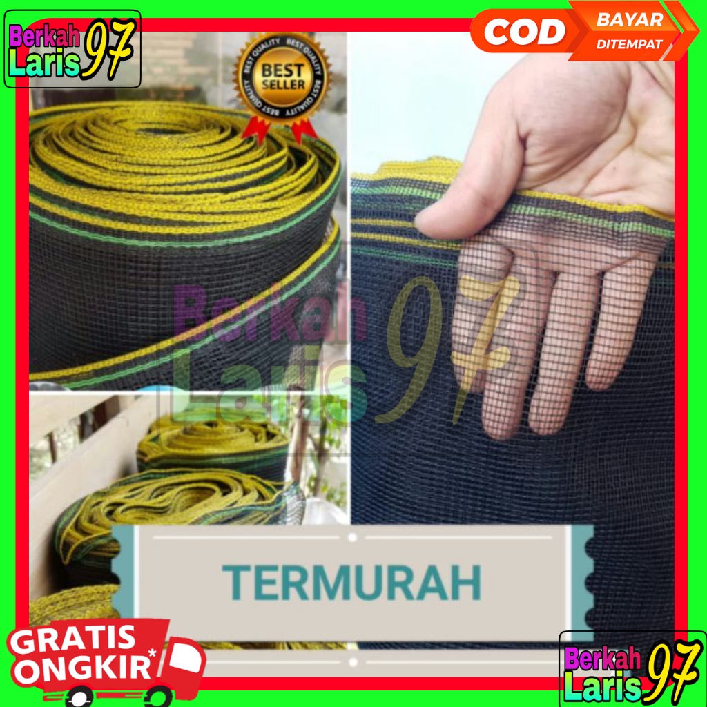 Jual Jaring Waring TL Hitam/ Jaring Pagar Ayam/ Jaring Kandang/Jaring ...