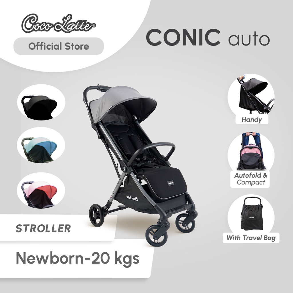 Jual COCOLATTE Conic Auto Stroller | Shopee Indonesia