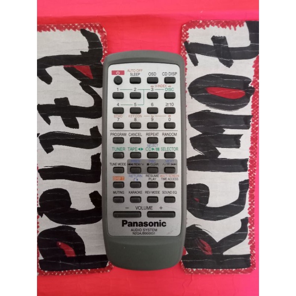 Jual Remote control panasonic Audio system original terlengkap | Shopee ...