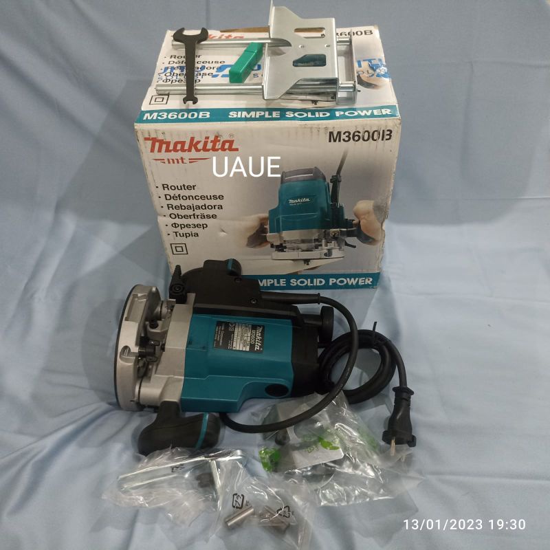 Jual MAKITA M3600B MESIN ROUTER KAYU MESIN PROFIL KAYU 12MM/ CARPENTER ...