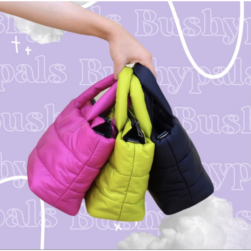 Jual Bushypals - POWER PUFF BAG | tas puffy | puffy bag | sling bag | Shopee Indonesia