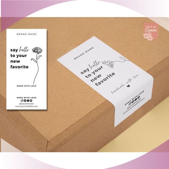 Jual Stiker Seal Box Packaging Segel Toko_Renata | Shopee Indonesia