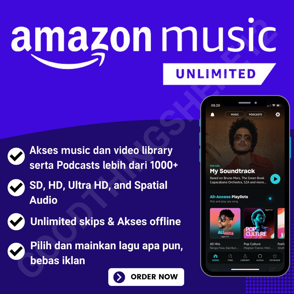 Jual [24 JAM] AMAZON MUSIC UNLIMITED PRIVATE | TERMURAH | PROSES CEPAT | FULL GARANSI | Shopee ...