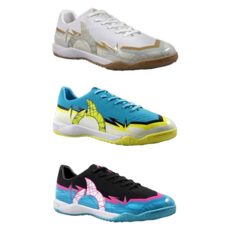 Jual Sepatu Futsal Ortueight Catalyst RAIDEN IN - White Cyan Black ...