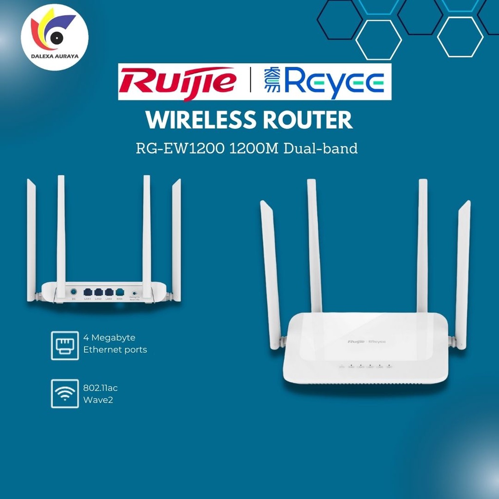 Jual Ruijie Reyee RG-EW1200 1200M Dual-band Wireless Router | Shopee ...