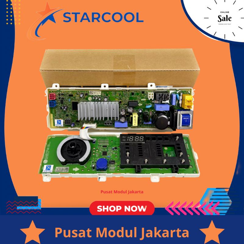 Jual modul pcb mesin cuci LG FRONT LOADING FM1208NEW ORIGINAL | Shopee ...