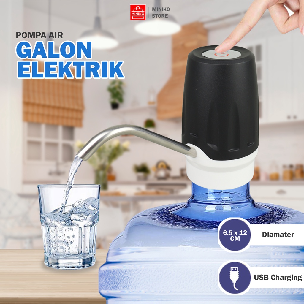 Jual Pompa Air Galon Elektrik // Pompa Dispenser Air Minum Galon Pompa Galon Electric - Warna ...