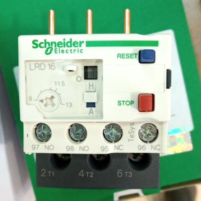 Jual Thermal Overload Relay Schneider lrd16 (9a - 13a) | Shopee Indonesia