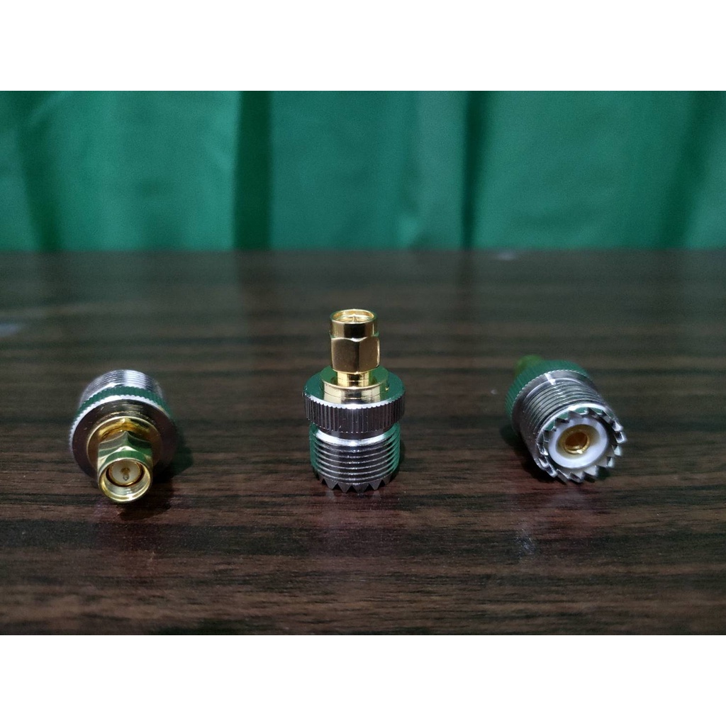 Jual Konektor Adapter PL259 SMA MALE TO PL FEMALE Sambungan HT ke Antena Luar | Shopee Indonesia