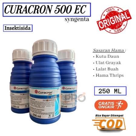 Jual Insektisida Curacron 500 Ec 250 Ml Inteksida Obat Racun Pembasmi ...