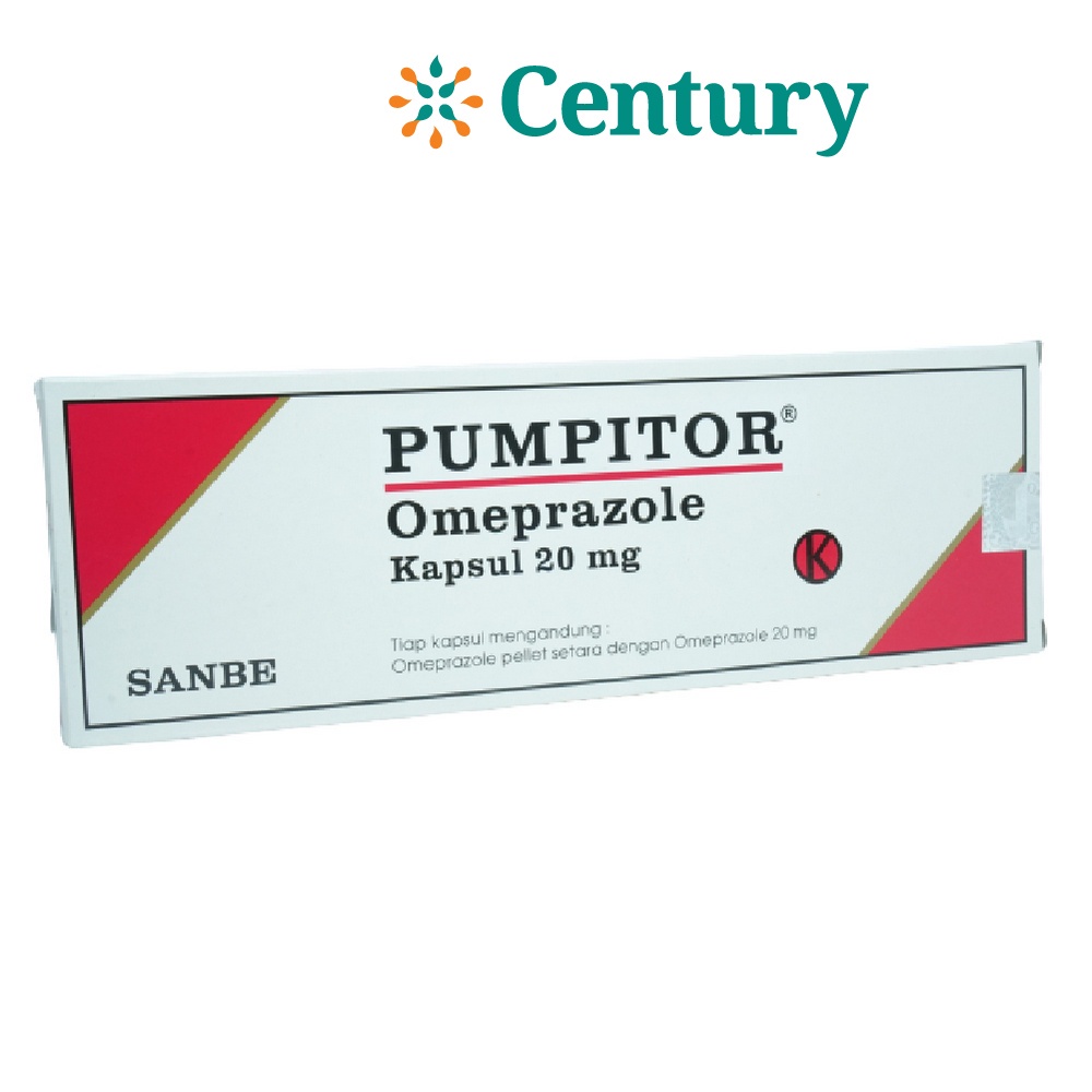 Jual PUMPITOR 20 MG 1 STRIP ISI 10 / OMEPRAZOLE / TUKAK LAMBUNG ...
