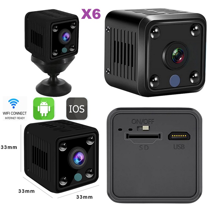 Jual Camera X6 X5 A9 Kamera IP Mini WiFi Kamera Olahraga HD 1080P ...