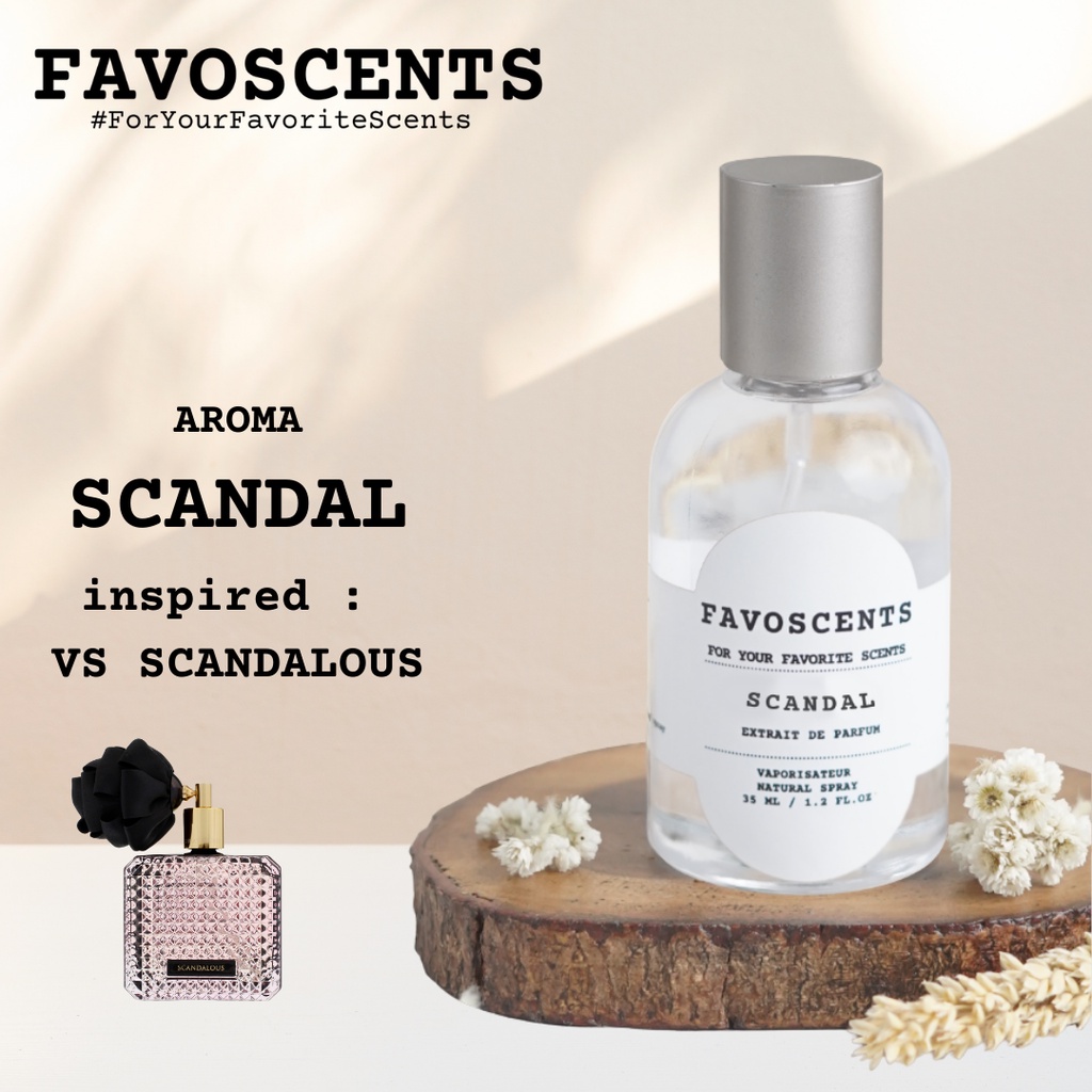 Jual Parfum Viral Aroma Scandalous by Favoscents Wangi Lembut Dan Tahan Lama BIsa COD | Shopee ...