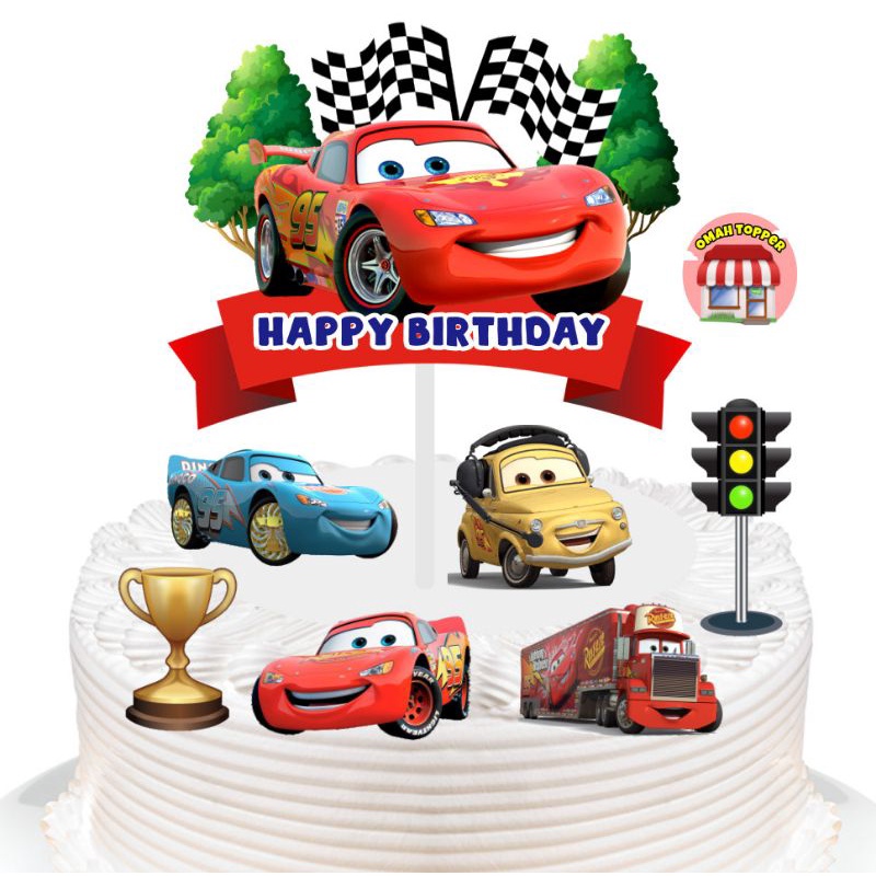 Jual Topper Tema Cars / Topper Cake / Kue Ultah | Shopee Indonesia Jual Topper Tema Cars / Topper Cake / Kue Ultah | Shopee Indonesia