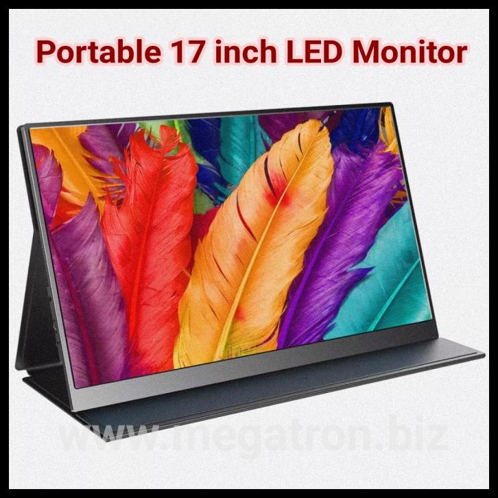 Jual Portable Led Monitor 17 Inch (Input: Usb Type-C & Hdmi)- Support ...