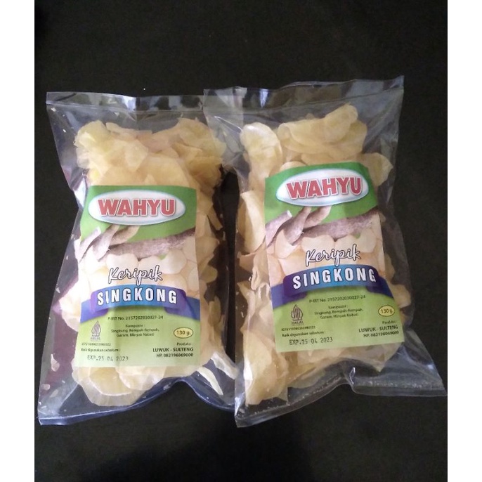 Jual Kripik Singkong WAHYU Khas Luwuk Banggai | Shopee Indonesia