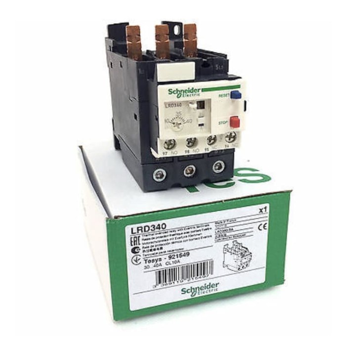 Jual Overload / Thermal Overload / LRD340 Schneider LRD 340 (30-40 ... Jual Overload / Thermal Overload / LRD340 Schneider LRD 340 (30-40 ...