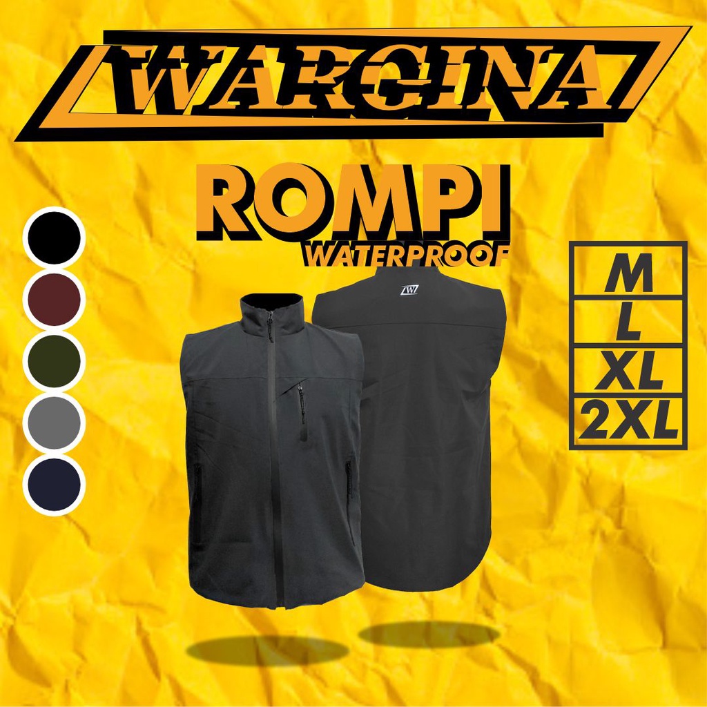 Jual Rompi Outdoors Warna Abu Rompi Motor Rompi Keren Rompi Touring ...