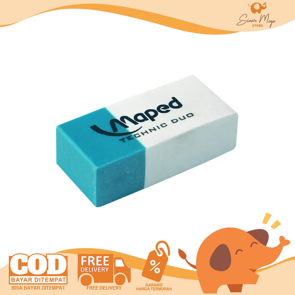 Jual Maped Penghapus Technic Duo Eraser (For Pulpen) ER511710 ...