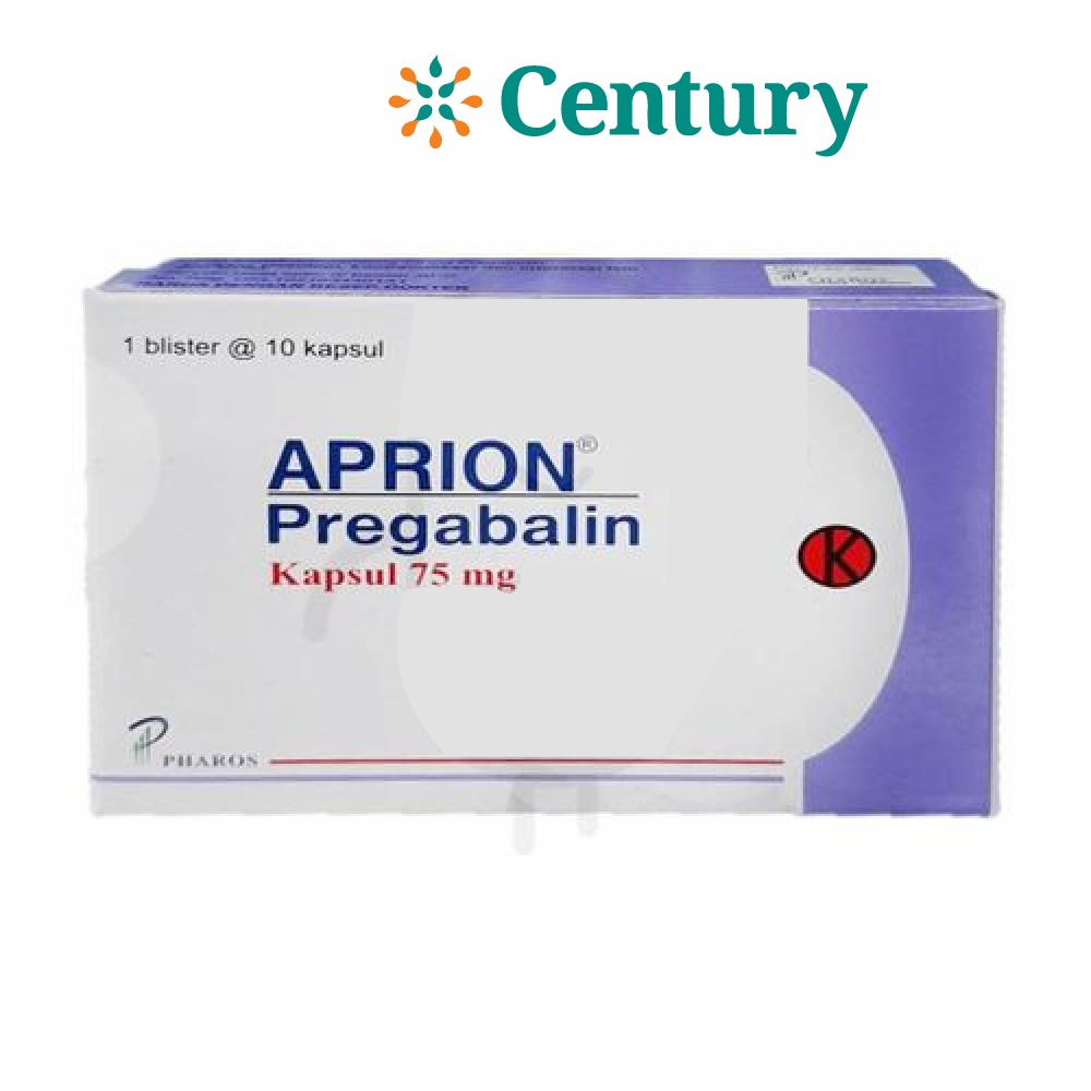 Jual APRION 75MG 1 BLISTER ISI 10 KAPSUL / ANTI NYERI / NEUROPATIK ...