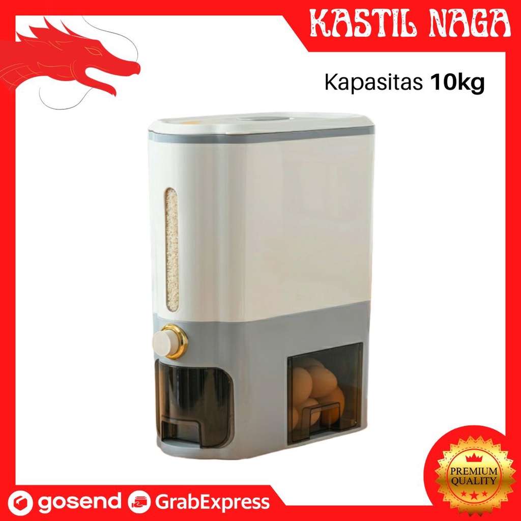 Jual Dispenser Beras 10kg - Wadah Beras - Rice Box - Tempat Beras ...