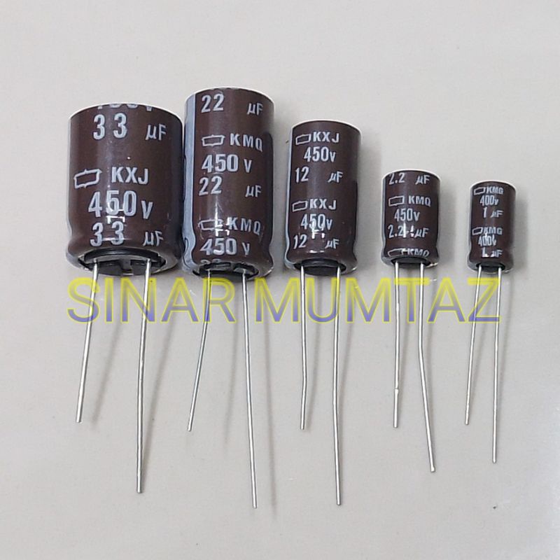 Jual elco 400/450v 1uf/3,3uf/12uf/22uf/33uf (10 biji) | Shopee Indonesia