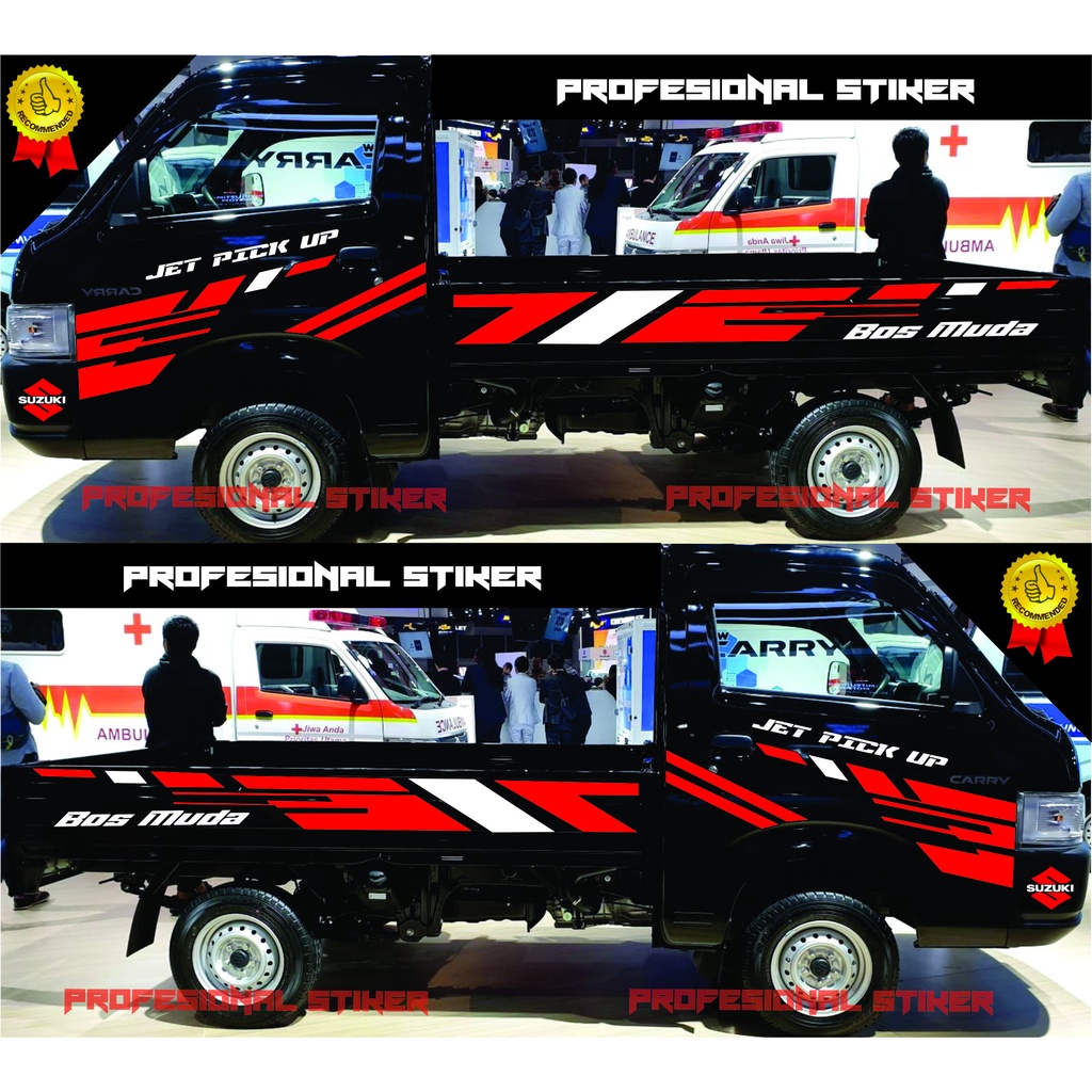 Jual Cutting Stiker Mobil Pick Up New Carry Stiker New Carry Pick Up ...