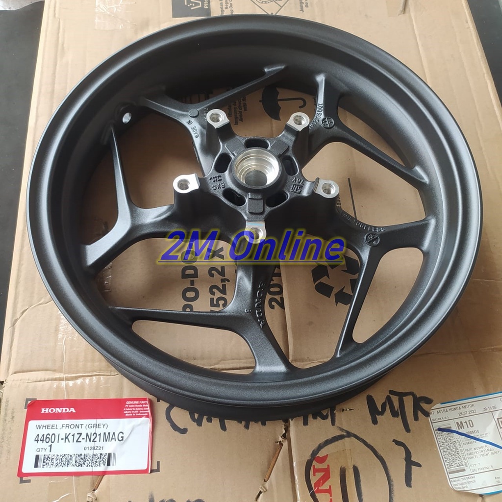 Jual 44601K1ZN21MAG Velg CW PCX 160 CBS Depan Grey AHM | Shopee Indonesia