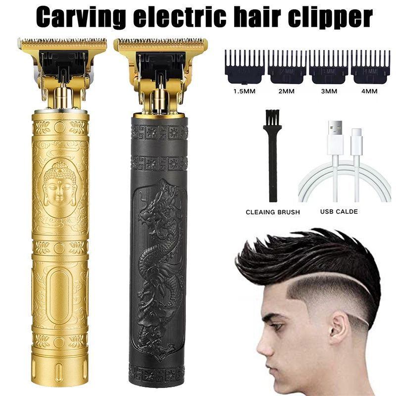 Jual Alat Cukur Rambut Mesin Potong Rambut Vintage T9 Dragon Hair Clipper | Shopee Indonesia