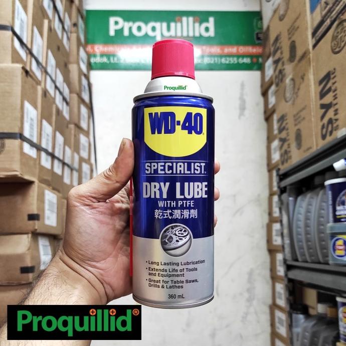 Jual WD-40 WD40 DRY LUBE PTFE LUBRICANT SPRAY MINYAK PELUMAS KERING 360 ...