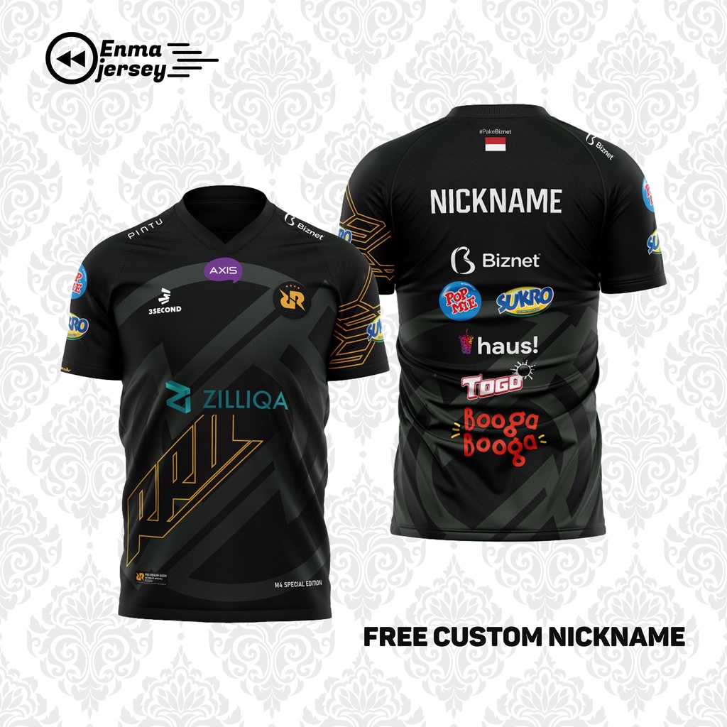 Jual Jersey RRQ Esport Terbaru 2023/2022 M4 Series Full Printing free ...