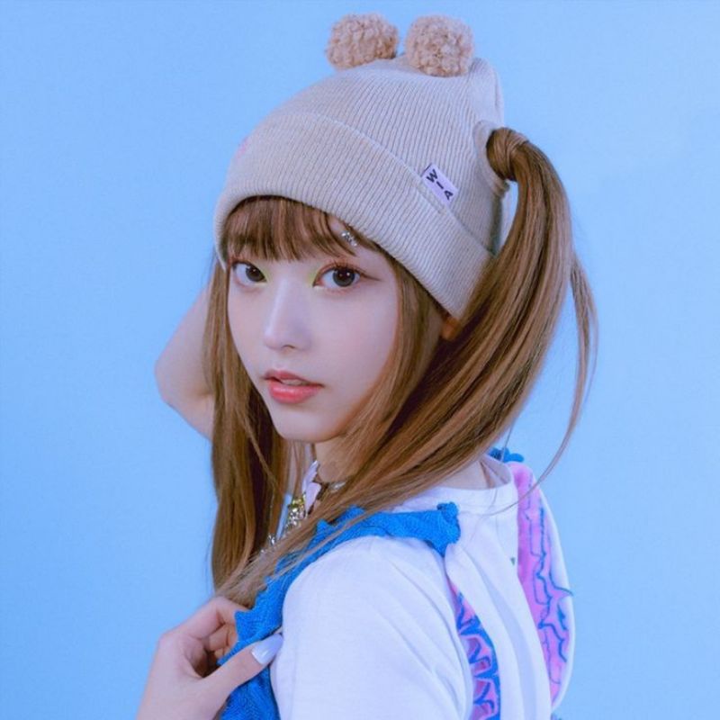 Jual HANDMADE NEW JEANS PIG TAIL BEANIE HAIR POMPOM HAT/TOPI KELINCI ...