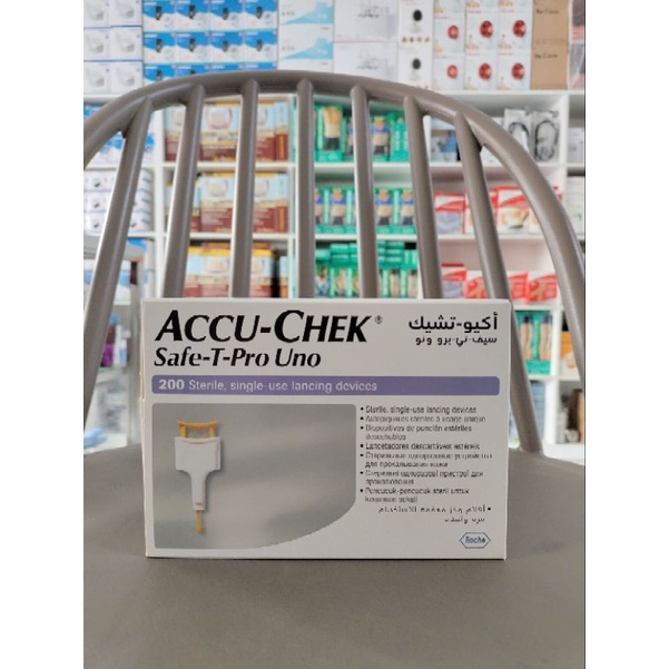 Jual ACCU-CHEK safe T pro Uno lancets steril isi 200 | Shopee Indonesia