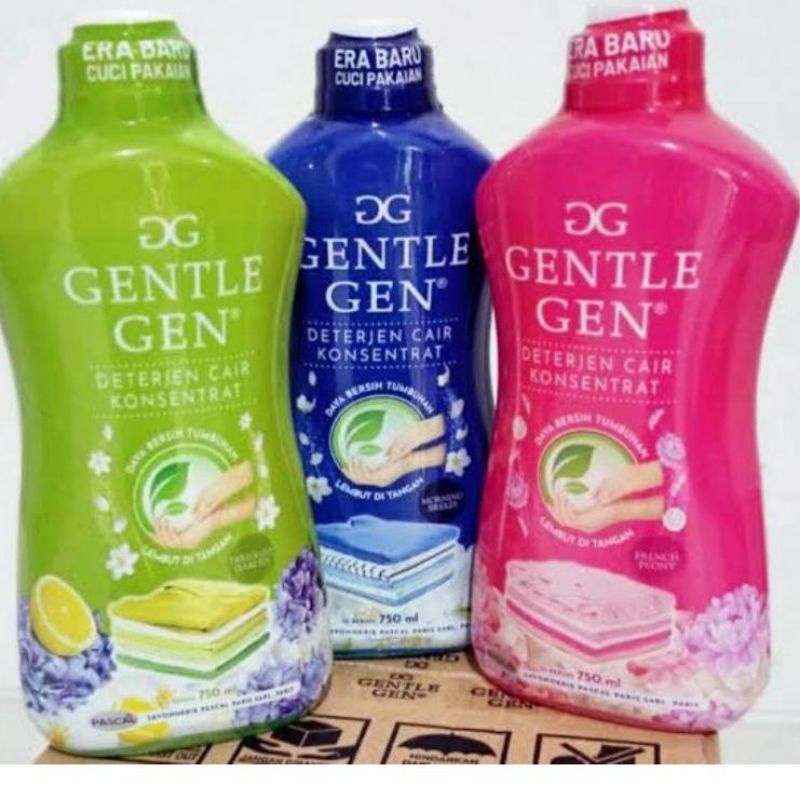 Jual Gentle Gen Deterjen Tumbuhan French Peony 700ml | Shopee Indonesia