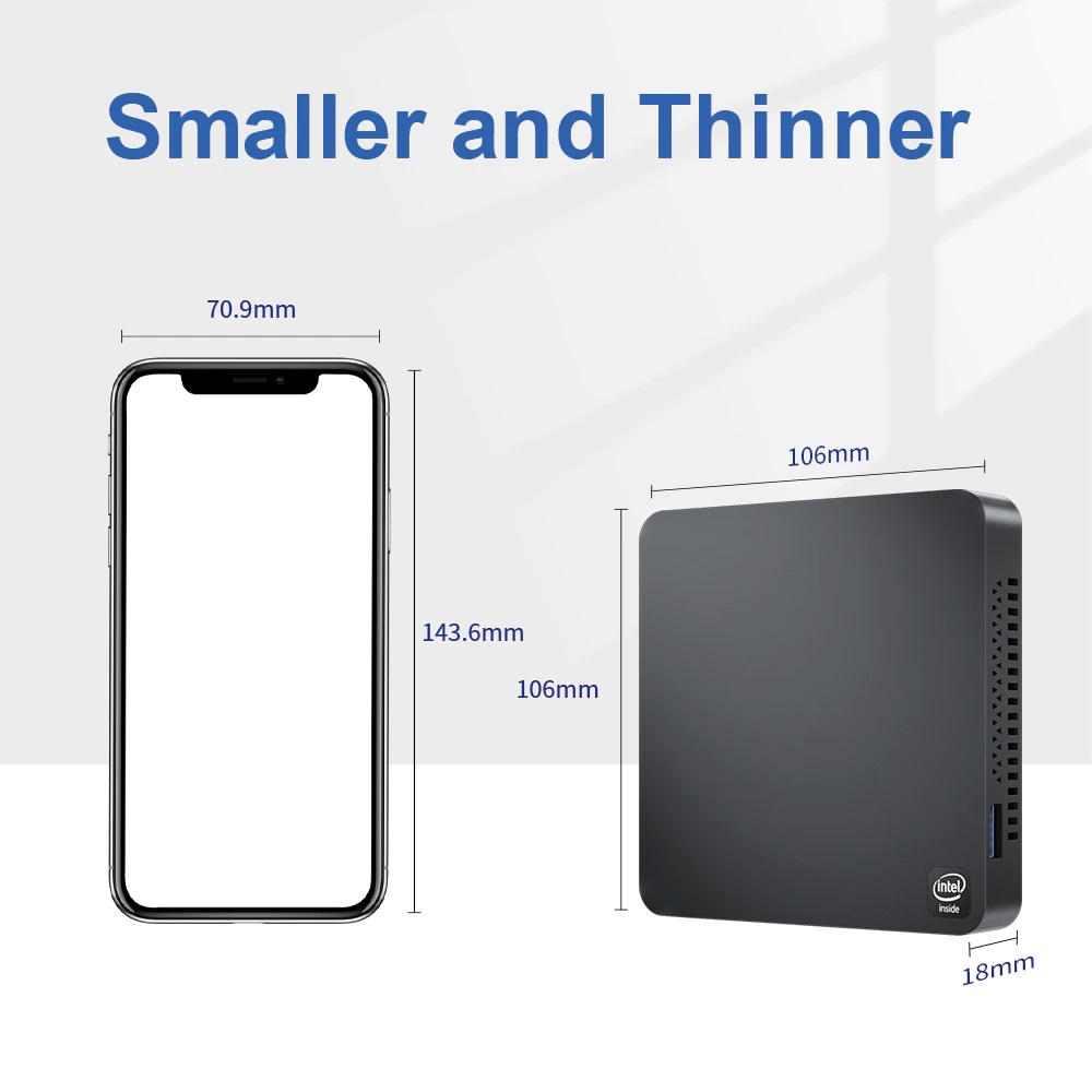 Jual Mini PC Beelink T4 Pro 4/64GB Intel N3350 HDMI WiFi Windows 10 Pro | Shopee Indonesia