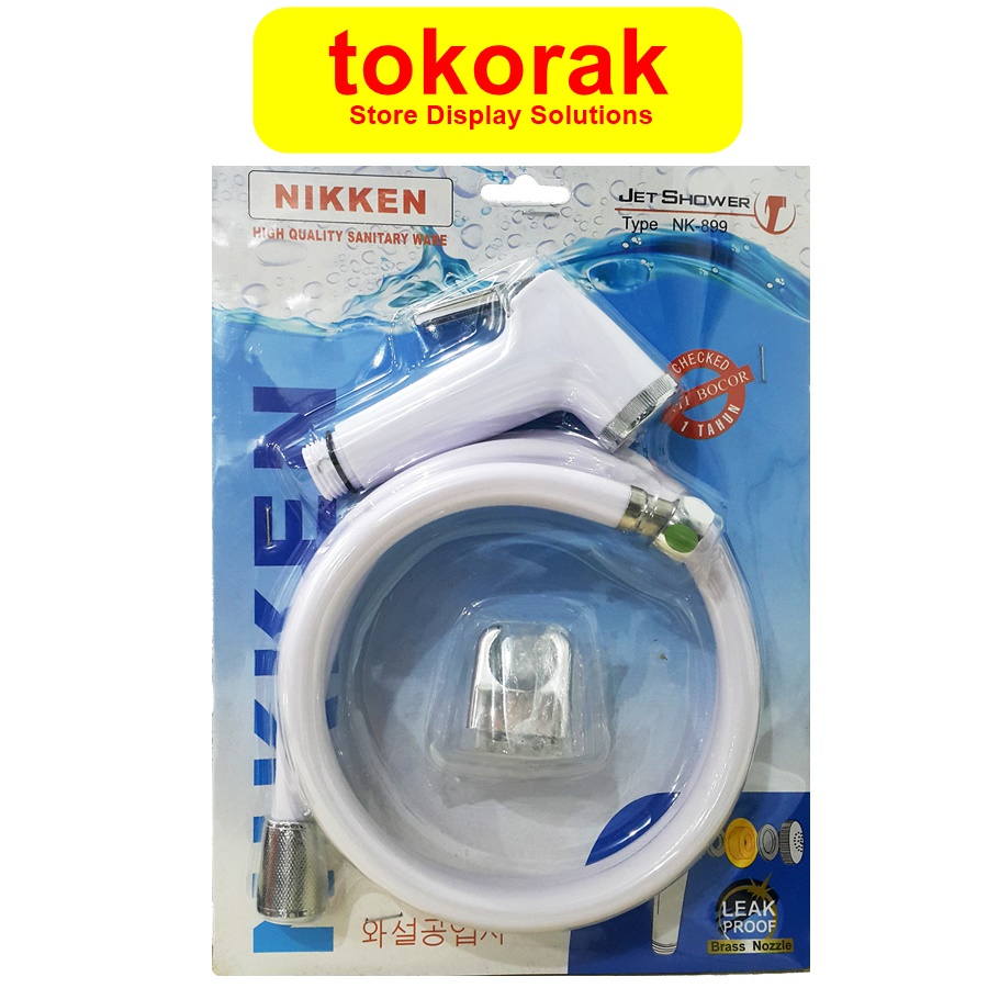 Jual JET SHOWER PUTIH CEBOK NIKKEN SEMPROTAN BIDET KLOSET JETSHOWER ...