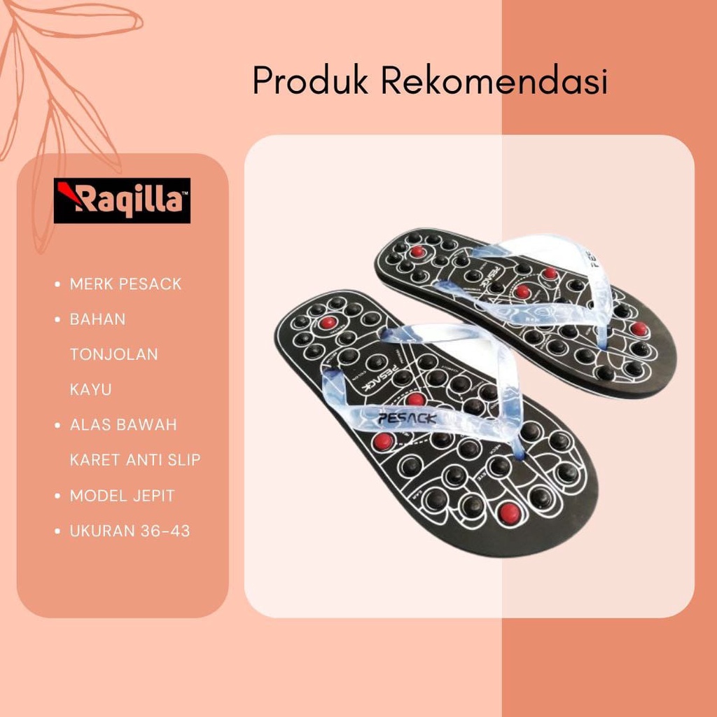 Jual Sandal kesehatan Rematik sandal refleksi dan akupuntur pijat kaki ...