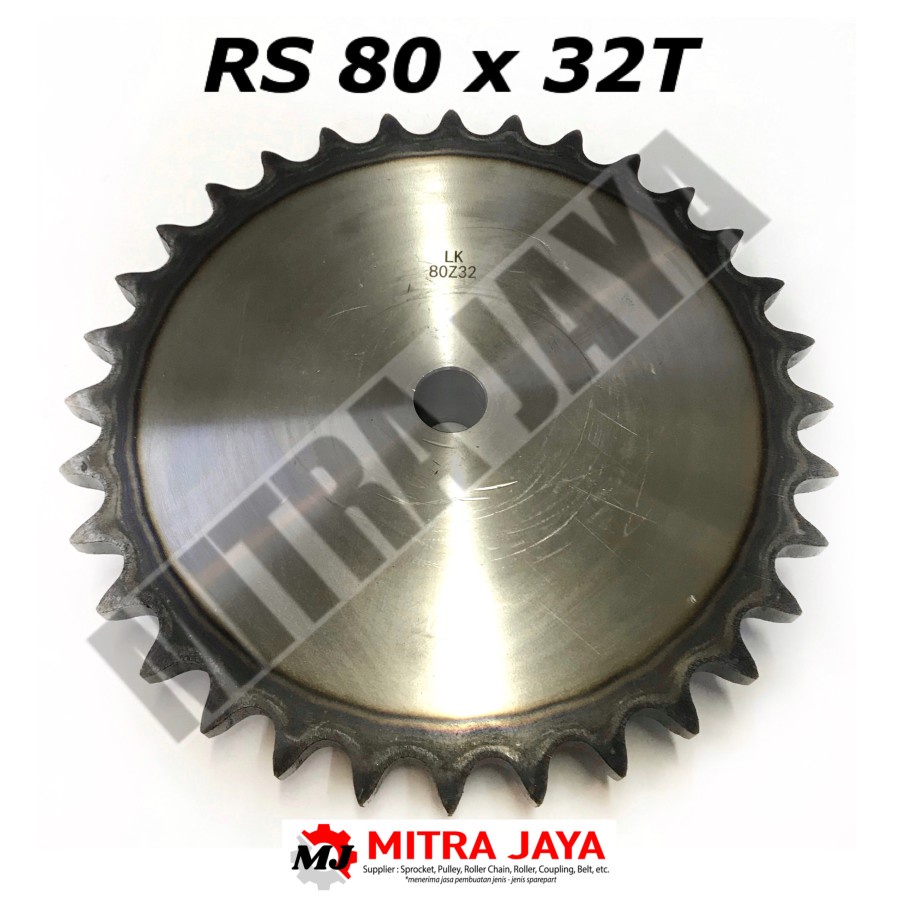 Jual SPROCKET GEAR SINGLE RS 80 x 32 SPROCKET RANTAI GIGI 32T | Shopee Indonesia