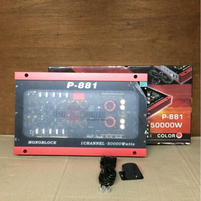 Jual Power Monoblock The Punch P-881 - Power Amplifier 1CH - Power ...