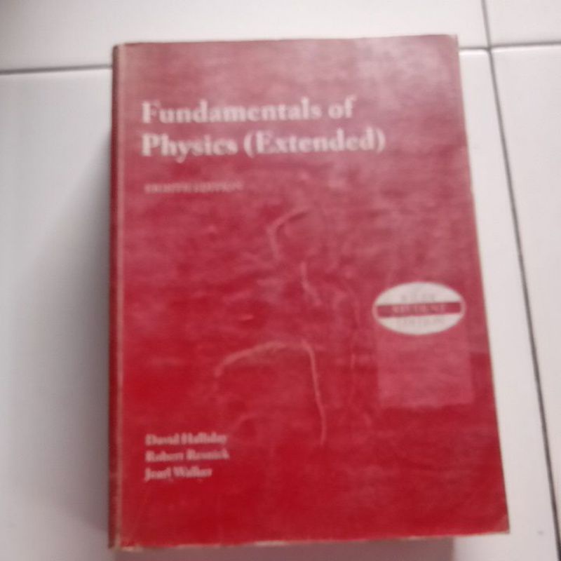 Jual fundamentals of physics(extended) | Shopee Indonesia Jual fundamentals of physics(extended) | Shopee Indonesia