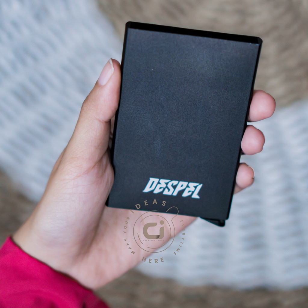 Jual Dompet kartu custom nama dan logo | Shopee Indonesia