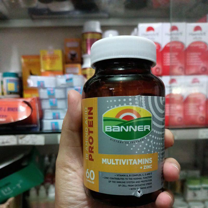 Jual BANNER GOLD PLUS isi 30 butir MULTIVITAMIN DAN MINERAL | Shopee ...