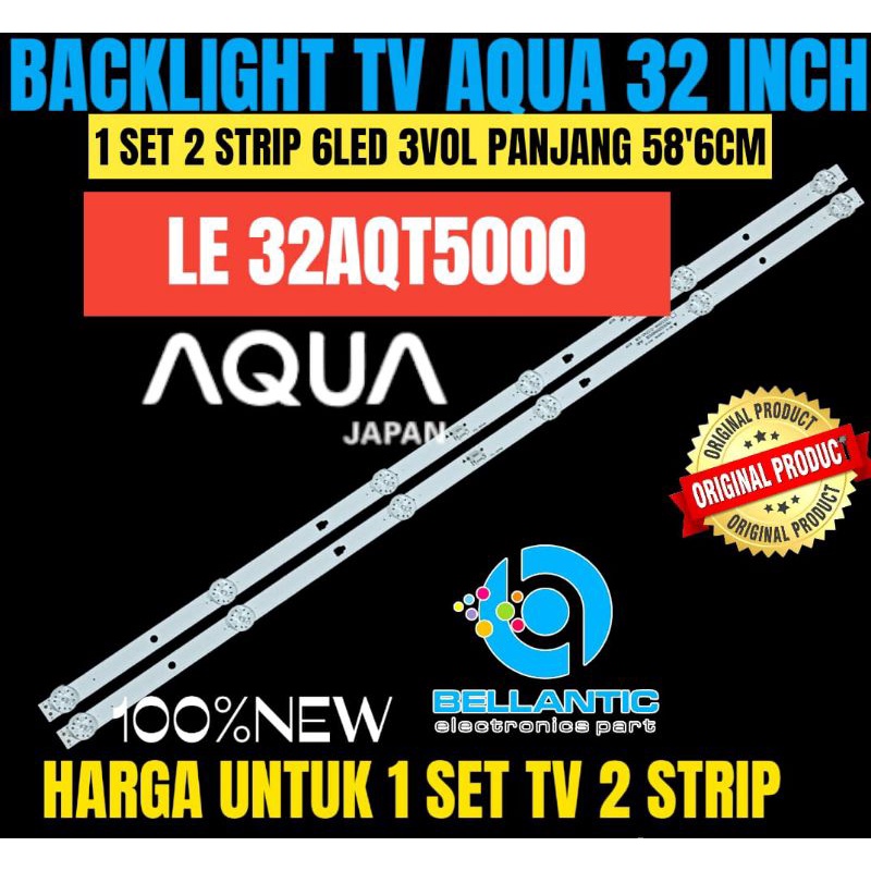 Jual BACKLIGHT TV LED AQUA 32"INCH 32AQT5000 BACKLIGHT TV LED 32 INCH | Shopee Indonesia